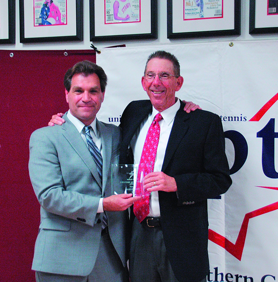Tennis Pro Honored