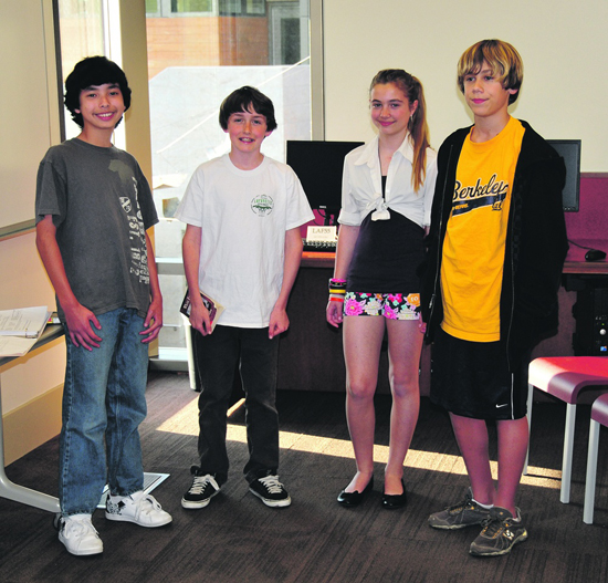 LAMORINDA WEEKLY | 2010 Bookmark Contest Winners | Lafayette Library