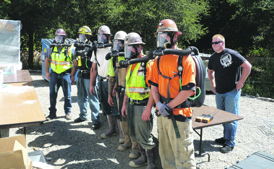 MOFD Firefighters Complete Mining Rescue Training at the New Caldecott Bore