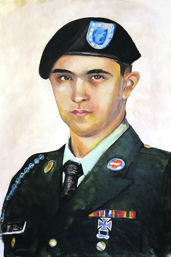 Portraits of Peace Moraga artist tries to heal the wounds of war