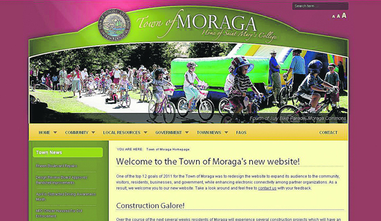 LAMORINDA WEEKLY | New and Improved: The Town of Moraga Website | Moraga