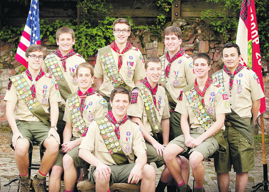 2012 Eagle Scouts of Troop 204 Help Many