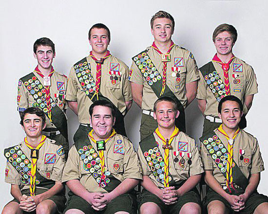 New Troop 212 Eagle Scouts