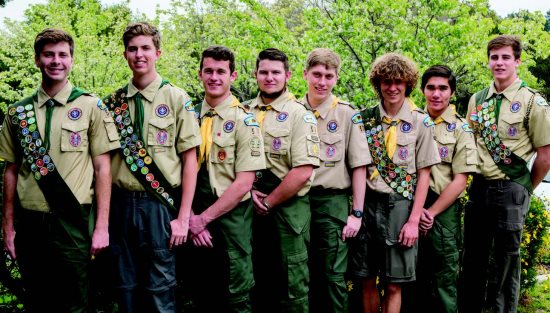 Orinda Boy Scout Troop 57 Honors Record Eight New Eagle Scouts