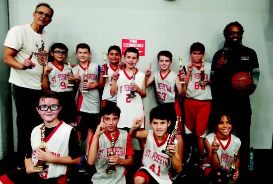 St. Perpetua fifth grade boys national team winners