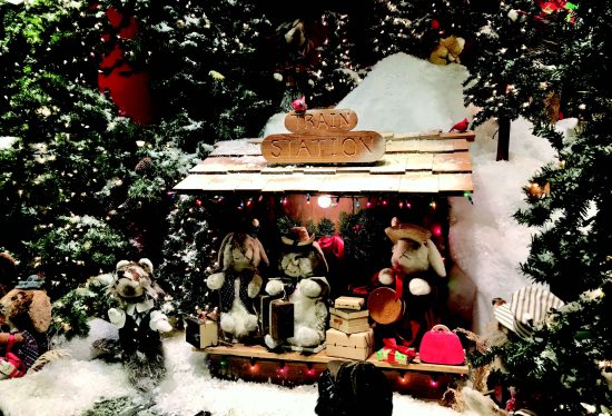 Teddy bear window display a Christmas toy tradition | Lafayette