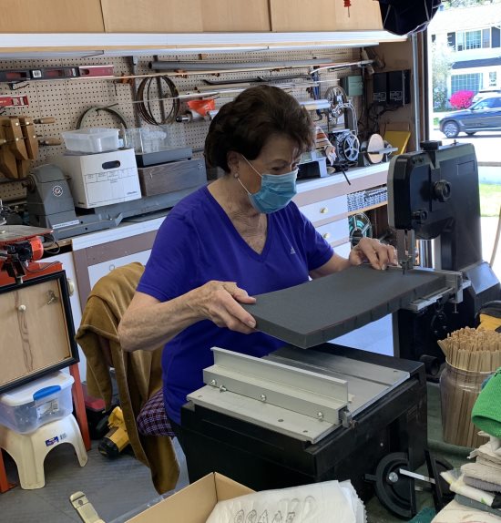 Moraga Rotary makes 1K face shields for East Bay hospitals & facilities